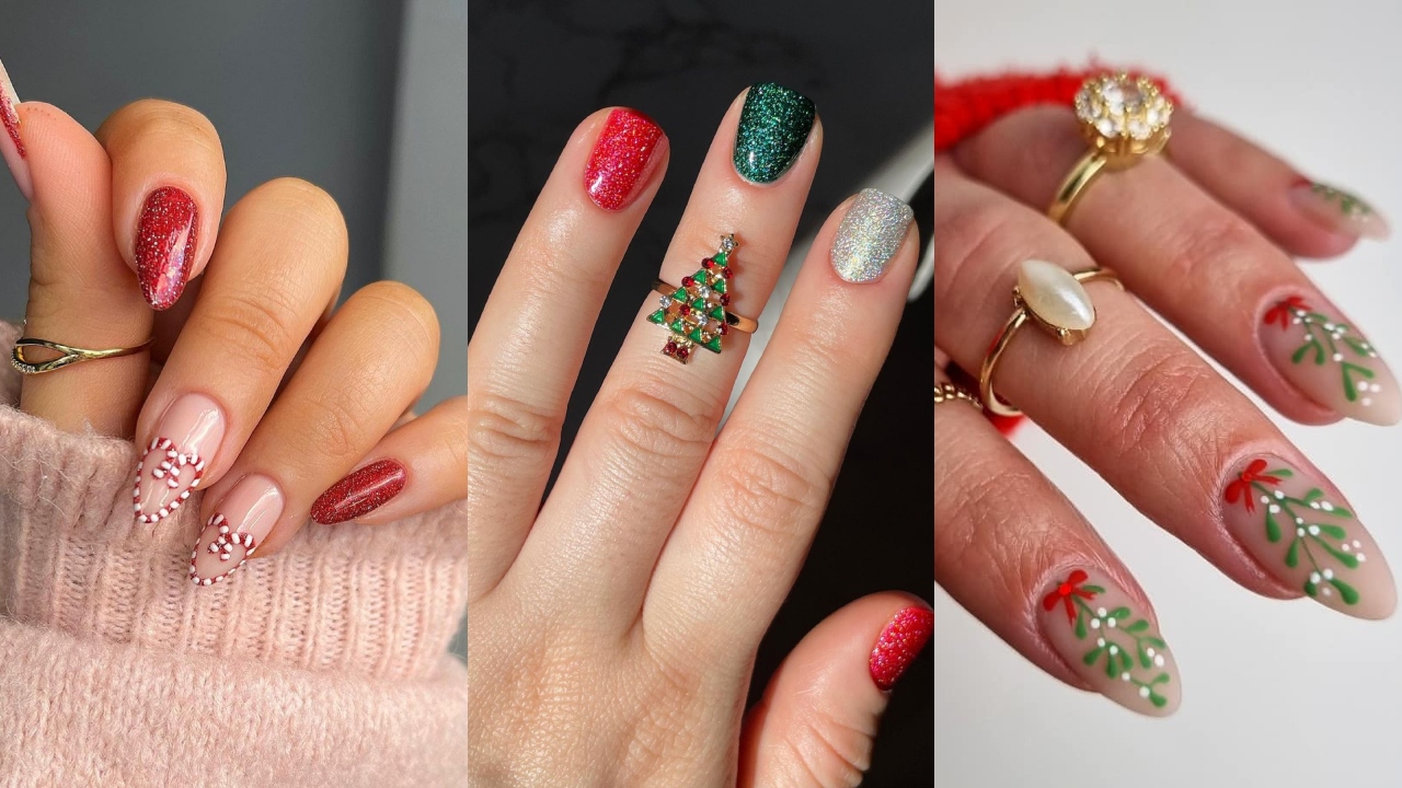 Najkrajšie vianočné nechty – TOP 7 trendov pre vianočnú manikúru 2023 ...